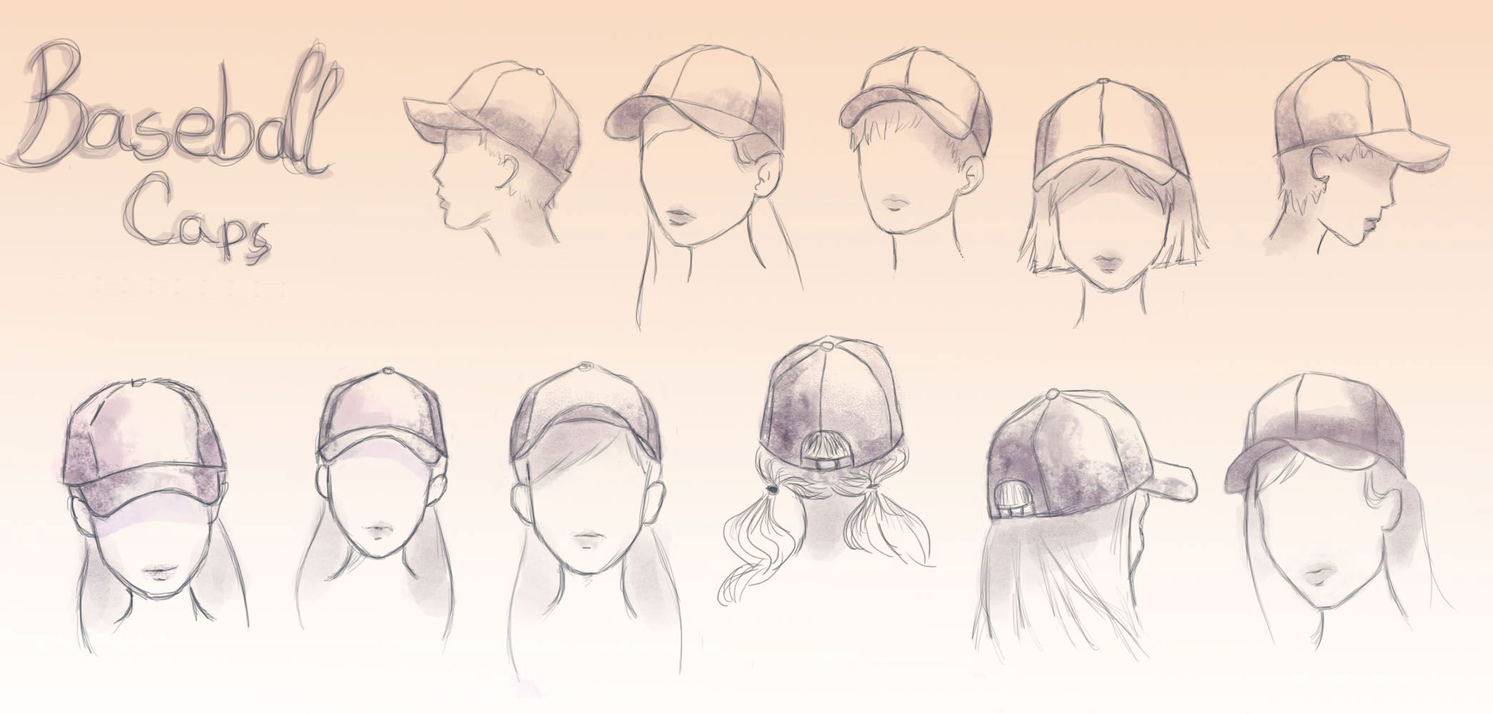 Hat Drawing Reference And Sketches For Artists Hat Drawing Reference And Sketches For Artists