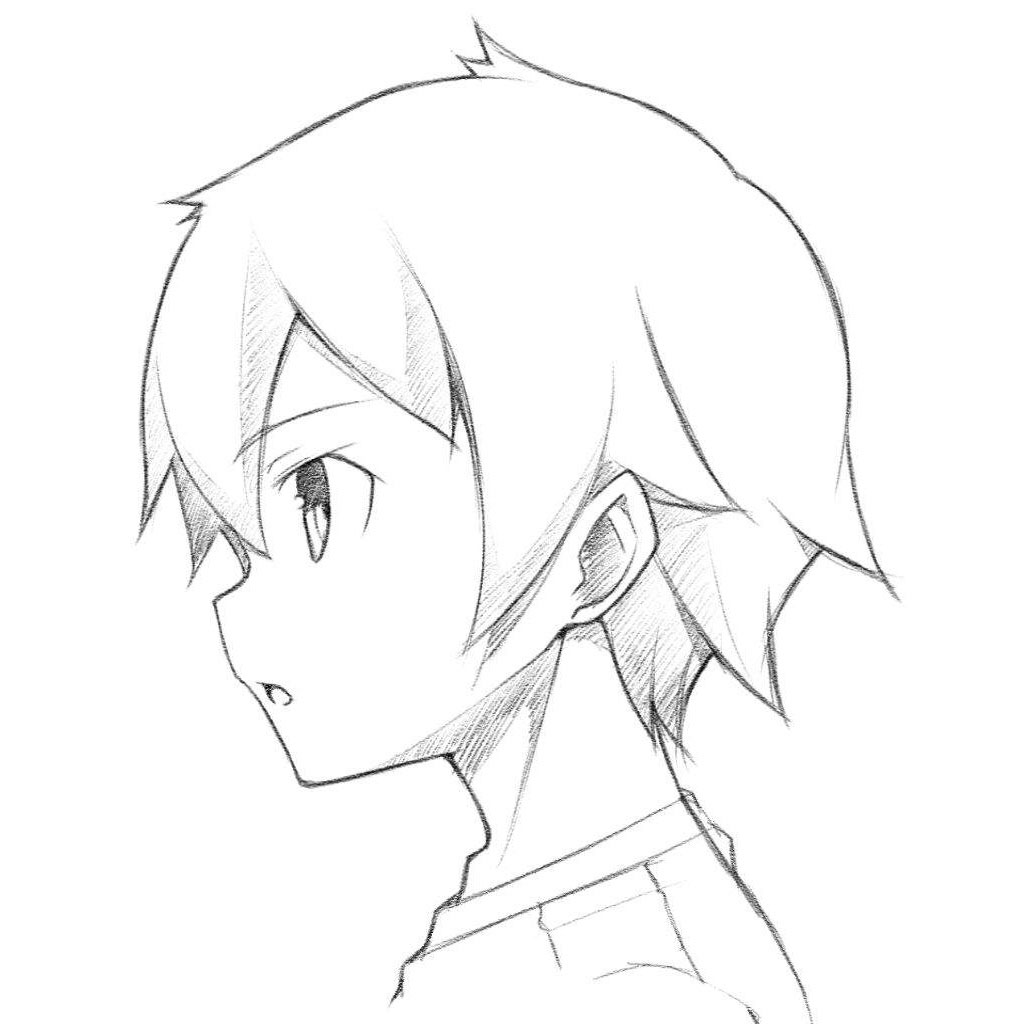 Male Face Side View Drawing Reference And Sketches For Artists